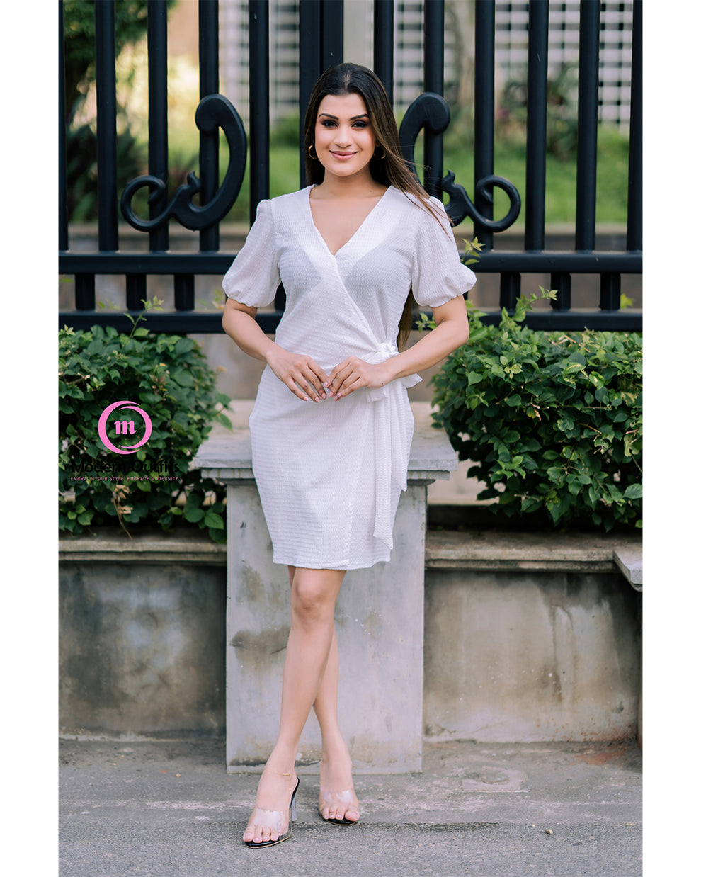 Juana Cross Over Mini Dress – Modern Outfits